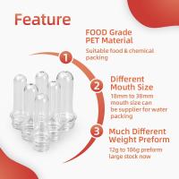 China OEM High Capacity Water Bottle Preform 28g 35g for sale