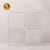 China PET Plastic Tiramisu Dessert Cupcake Packing Box With Lid for sale
