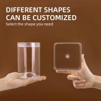 China Dessert Cake Customize Packing Boxes Transparent PET Square Food Packaging Boxes for sale