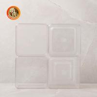 China Transparent Square Plastic Food Containers PET Plastic Box ODM for sale