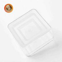 China 600ml 810ml Customize Packing Boxes Transparent Rectangular PET Food Box for sale
