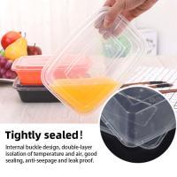 China Leak Proof Plastic Food Storage Boxes Disposable Take Away Packaging for sale