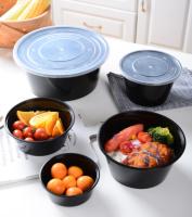 China Leak Proof Plastic Food Storage Boxes Disposable Take Away Packaging for sale
