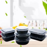 China Transparent PP Customize Packing Boxes Disposable Take Away Containers for sale