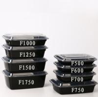 China OEM Disposable Take Out Containers Plastic Trays With Lids for sale