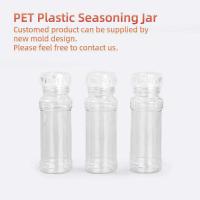 China 250ml PET Spice Bottles Condiments Salt And Pepper Containers for sale