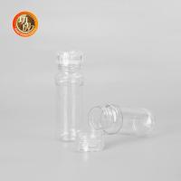 China Custom Transparent Plastic Spice Bottles Condiment Shaker Jars 250ml 500ml for sale