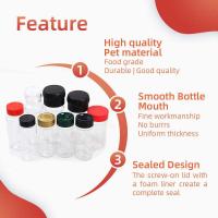 China Food Grade Plastic Seasoning Bottles PET Pepper Spice Grinder Bottle for sale