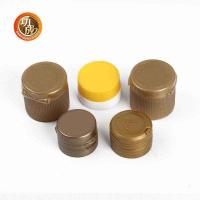 China Custom Soy Sauce Screw Plastic Bottles Cap PE PP Plastic Flip Top Caps for sale