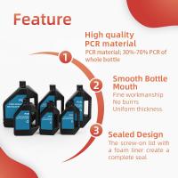 China SGS Engine Oil Bottle Custom Empty PCR 1000ml 4000ml Engine Oil Container for sale
