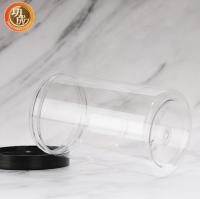 China Chemical Resistanc Clear Wide Mouth Plastic Pet Jar With Lids Sugar Packaging for sale