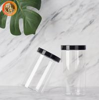 China Chemical Resistanc Clear Wide Mouth Plastic Pet Jar With Lids Sugar Packaging for sale