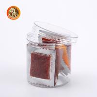 China CQM Plastic Candy Cookie Jar Empty Clear Wide Mouth Food Storage Pet Plastic Jars for sale