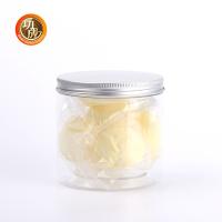 China Customized Food Grade Pet Clear Plastic Jar With Lid 850ml for sale