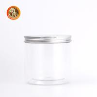 China Customized Food Grade Pet Clear Plastic Jar With Lid 850ml for sale