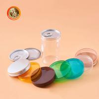 China Custom PET Plastic Jars Containers Transparent PET Plastic Jar With Lid CQC for sale