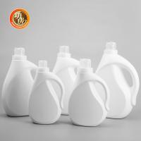 China Sturdy Pink PE Laundry Detergent Bottle Washing Liquid Bottle for sale