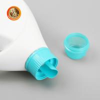 China Semitransparent Liquid Detergent Plastic Bottle Child Safe for sale