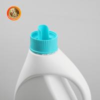 China Leak proof Recyclable PE Liquid Detergent Empty Bottle With Screw Cap for sale