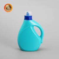 China Leak proof Recyclable PE Liquid Detergent Empty Bottle With Screw Cap for sale