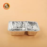 China Custom Logo Printed Food Package Boxes Rectangular Shape Silver Foil Lid By Sea/By Air/By Express for sale