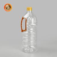 China Screw On Lid Plastic Ecooking Oil Bottle Food Grade Seasonings Packaging Customized 1000ml-1800ml for sale