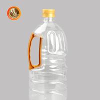 China Clear Plastic Sauce Bottles Food Grade Cylinder Packaging 1000ml-1800ml Capacity for sale
