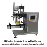 China Lid Sealing Automatic Seam Making Machine Incorporating Sealing Speed 2s container Ideal for Automated Container Sealing for sale