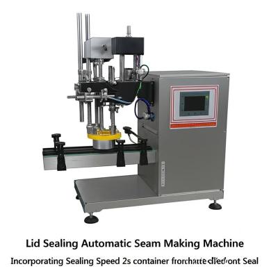 China Lid Sealing Automatic Seam Making Machine Incorporating Sealing Speed 2s container Ideal for Automated Container Sealing for sale