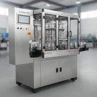 China PLC Control Automatic Seamer Machine Designed with Black and White Controls and Safety Guards Enhancing Packaging Safety for sale