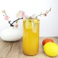 China Candy Food Grade 700ml Clear Disposable Drinking Bottles With Can Lids for sale