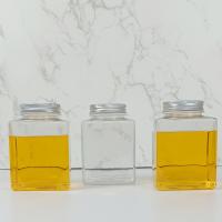 China 500ml PET Clear Plastic Containers with Caps for sale