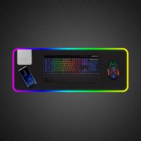 China Electric Charger Multifunction Desktop Gaming Computer Custom Logo Waterproof Wireless Charging Mouse Pad 12V/1.25A for sale