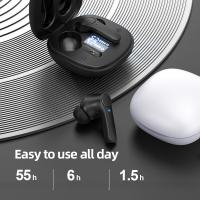 China V5.2 Bluetooth Version Stereo Waterproof Gaming Sport Earphone with Digital Display In-Ear BT Headphones and Wireless Earbuds for sale