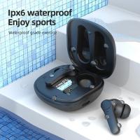 China V5.2 Bluetooth Version Stereo Waterproof Gaming Sport Earphone with Digital Display In-Ear BT Headphones and Wireless Earbuds for sale