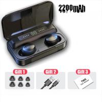 China Waterproof Standard IPX-4 Wireless Earphone with Digital Display Stereo Noiseproof Bluetooth Headphones Headset Earbuds for sale