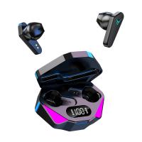 China NO Touch Screen Waterproof Sport Wireless Earphones TWS Wireless BT Game Earbuds with LED Display and Stereo Sound for sale