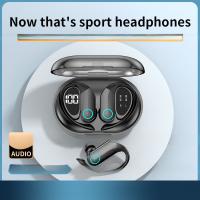 China Waterproof Wireless Earbuds Stereo Bluetooth Headphone with Digital Display Travel Battery Indicator Wireless BT Earphone for sale