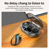 China Waterproof Wireless Earbuds Stereo Bluetooth Headphone with Digital Display Travel Battery Indicator Wireless BT Earphone for sale