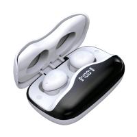 China Wireless Connection Waterproof Noise Cancelling BT Streaming Stereo Headphone Earphone with 300 mah Charging Case Battery for sale