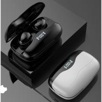 China Wireless Connection Waterproof Noise Cancelling BT Streaming Stereo Headphone Earphone with 300 mah Charging Case Battery for sale