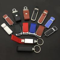 China Custom Leather USB 3.0 Memory Flash Drive Portable 1GB 4GB 32GB High Speed True Capacity for Professional Data Transfer for sale