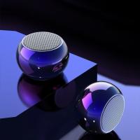 China Custom Cheap Wireless Outdoor Mini Bluetooth Speaker Portable Rechargeable Colorful Metal Bluetooth Speakers for Playing Music for sale