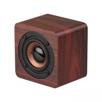 China NO Display Screen Vintage Classic Wireless Wooden Speaker Strong Compatibility Portable Mini Retro Wood Bluetooth Speaker for sale