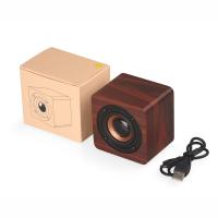 China NO Display Screen Vintage Classic Wireless Wooden Speaker Strong Compatibility Portable Mini Retro Wood Bluetooth Speaker for sale
