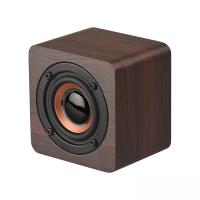 China NO Display Screen Vintage Classic Wireless Wooden Speaker Strong Compatibility Portable Mini Retro Wood Bluetooth Speaker for sale