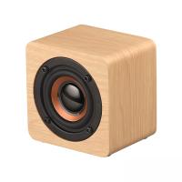 China NO Display Screen Vintage Classic Wireless Wooden Speaker Strong Compatibility Portable Mini Retro Wood Bluetooth Speaker for sale