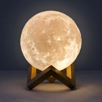 China Design Wireless Speaker With Remote Controller Plastic Cabinet Material Muti-Colors 3d Star Moon Light for Christmas Gift for sale