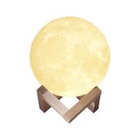 China Design Wireless Speaker With Remote Controller Plastic Cabinet Material Muti-Colors 3d Star Moon Light for Christmas Gift for sale