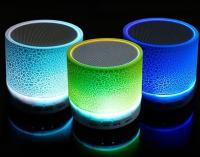 China New Design Smart Kits Portable Mini Outdoor Bt Speaker Bluetooth Shower Speaker With Led Light for sale